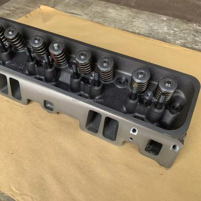 China GM350 Complete Aluminum Cylinder Head for Chevrolet 350 Engine Assembly 64cc for sale