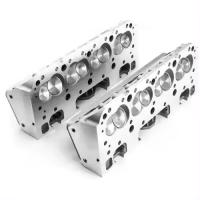 China GM350 Complete Aluminum Cylinder Head for Chevrolet 350 Engine Assembly 64cc for sale
