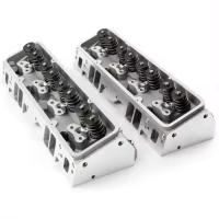 China GM350 Complete Aluminum Cylinder Head for Chevrolet 350 Engine Assembly 64cc for sale