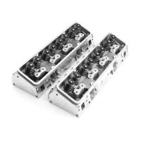 China Chevy SBC 350 217cc 70cc Angle CNC Solid Flat Assembled Aluminium Cylinder Heads for sale
