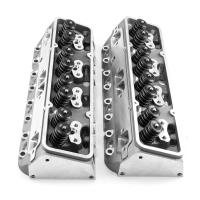 China Chevy SBC 350 217cc 70cc Angle CNC Solid Flat Assembled Aluminium Cylinder Heads for sale