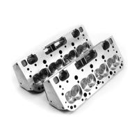 China Chevy SBC 350 217cc 70cc Angle CNC Solid Flat Assembled Aluminium Cylinder Heads for sale