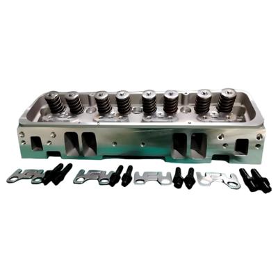 China Aluminum Cylinder Heads with Guide Plate Bolts for Chevy 350 5.7L V8 Small Block SBC GM for sale