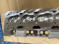 China SBC Chevy 350 383 Aluminum Cylinder Heads 64cc Chambers 200cc Intake Bare Straight Plug for sale