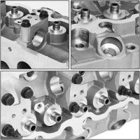 China Complete Cylinder Head 4D56 H100 908513 for Hyundai Engine Iron Standard Size New for sale