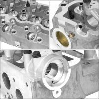 China Complete Cylinder Head 4D56 H100 908513 for Hyundai Engine Iron Standard Size New for sale