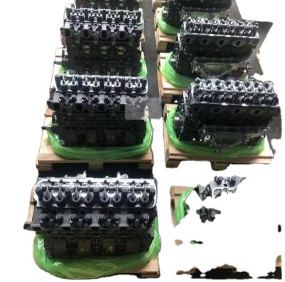 China Mitsubishi 4D34T Diesel Engine Cylinder Block Long Block for Excavator Rebuild Kits Standard Size Iron Casting for sale