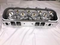 China New Big Block Chevy BBC 454 Rectangle Port Bare Aluminum Cylinder Heads 7.4L 124cc 345cc for sale