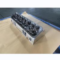 China Aluminum Cylinder Head Assembly Small Block SBC GM350 Complete Cylinder Head for Chevy Chevrolet 350 V8 55x21x16cm for sale