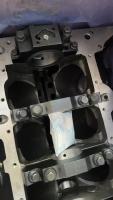 China GM350 Engine Cylinder Block Empty for Chevy 350 SBC 1996 Up 2pc Seal 9.025 Deck 4.125 Bore for sale