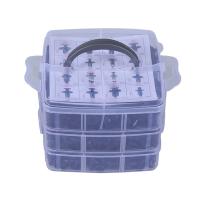 China 620 pcs Car Clips Plastic Car Bumper Fastener 16 Sizes Push Retainer Rivets Kit Door Trim Panel Fender Clips Bumper Clips for sale