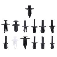 China HE09 350 pcs Car Clips Plastic Car Bumper Fastener 12 Sizes Push Retainer Rivets Kit Door Trim Panel Fender Clips Bumper Clips for sale