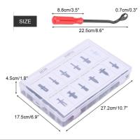 China HE09 350 pcs Car Clips Plastic Car Bumper Fastener 12 Sizes Push Retainer Rivets Kit Door Trim Panel Fender Clips Bumper Clips for sale