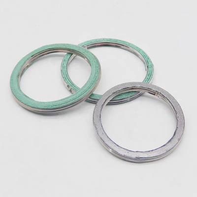 China Basic Type Stainless Steel Spiral-Wound Gasket 304 + Graphite Exhaust Pipe Gasket for sale