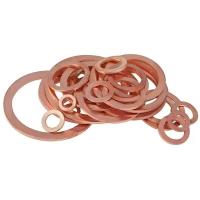 China Copper Flat Gasket Spacer Sealed Thin Flat Copper Washer for sale