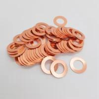 China Assorted Solid Copper Crush Washers Seal Flat Head Ring Washers Set for sale