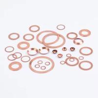 China Assorted Solid Copper Crush Washers Seal Flat Head Ring Washers Set for sale