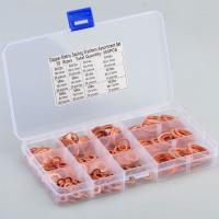 China Copper Metric Sealing Washers Assortment Set 12 sizes 280 pcs cooper washer kit M6-M16 for sale