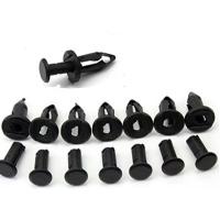 China Car Accessories Car Plastic Fasteners Door Panel Trim Fender Clip Push Type Black Auto Retainers Clips for sale