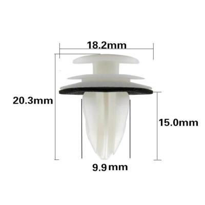 China Nylon Clips Car Rivet Kit Fastener Bumper Push Trim Clips Assortments Automotive Plastic Fasteners Auto Clips for sale