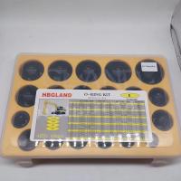China 656PCS O Ring Kit 42 Sizes NBR90 Metric Nitrile O Ring Box for CAT for sale
