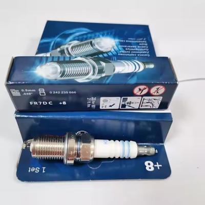 China High Quality FR7DC+ 6 8 9 45 Ignition Systems Laser Iridium Bujia Spark Plug Platinum New Models 0242235666+8+6+9+45+42+7+5+4 for sale