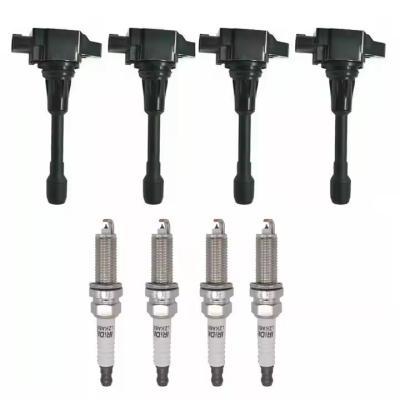 China 4 Ignition Coil and 4 Spark Plug 22448-ED000 UF549 for 07-18 Nissan Altima L4 for sale