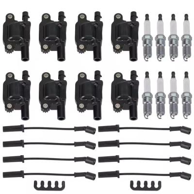 China 8PCS Square Ignition Coil Spark Plug Wires 12611424 8125706160 D510C UF413 12570616 for sale