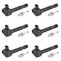 China 6pcs Ignition Coils Spark Plugs Set UF242 30520P8EA01 for Honda Odyssey 3.5L 1999-2007 for sale