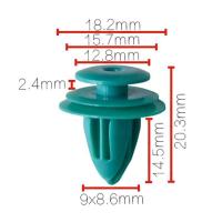 China Auto Clips 9mm Hole Size Car Door Trim Panel Clips 90467-10188 for Toyota for sale
