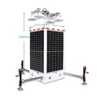 China Solar Mobile Surveillance Unit Mobile Solar Light Tower For Job Sites Events for sale