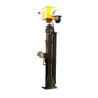 China 19ft Manual Mast Cold Dip Galvanizing Mast 70kg For Solar Trailer Solar Light Tower for sale