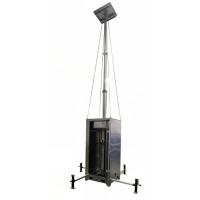 China Compact Mobile CCTV Surveillance Towers For Construction Monitoring for sale