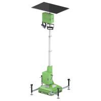 China Block Type Solar Power Street CCTV Camera Surveillance Tower With 4m Manual Mast for sale