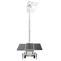 China 7m High mast mobile solar light tower for disaster relief remote areas for sale