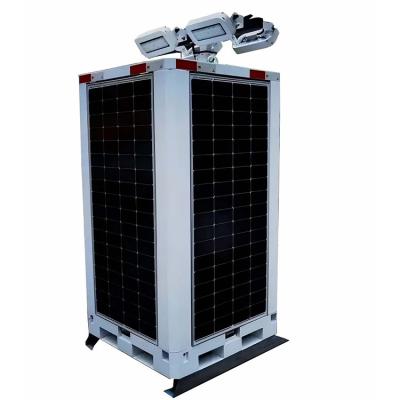 China Environmental Protection Renewable Energy Saving Lighting Solar Light Tower Led Cuboid For School Lighting for sale