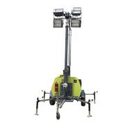 China Strong Drive Mobile Diesel Lighting Tower 220V/50HZ For Open Pit Lighting for sale