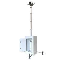 China Mobile Surveillance Unit Emergency Light Tower Mobile Surveillance Tower For Construction Sites Monitoring for sale