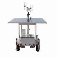 China Solar Lighting Tower With 6m Telescopic Mast For Quarry Sites Lighting for sale