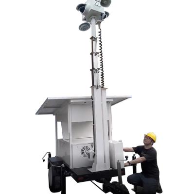 China Superior Flexibility Mobile Security Camera Tower Mounted High Definition Cctv For Mine Monitoring for sale
