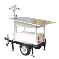 China Portable Solar Powered Lighting Trailers Mounted Led Lights DC24V for Commercial Exhibition Lighting for sale