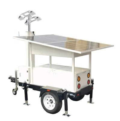 China Portable Solar Powered Lighting Trailers Mounted Led Lights DC24V for Commercial Exhibition Lighting for sale