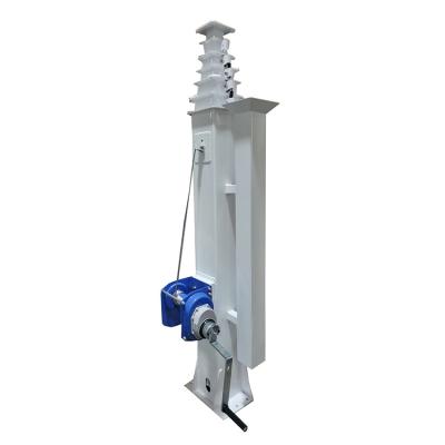 China Cold Dip Galvanized Steel Plate Telescopic Camera Cctv Mast Pole For Solar Surveillance Trailer for sale