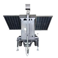 China US Standard Portable Solar Power Camera Trailers Gel Battery For Business Center Monitoring for sale