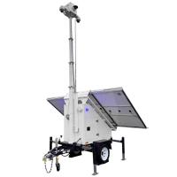 China Solar Powered Surveillance Trailer For Off Grid Remote Area Monitoring for sale