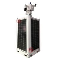 China Rapid Deployment Solar Power Mobile CCTV Tower For Construction Sites Monitoring for sale