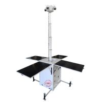 China Solar CCTV Surveillance Towers With Electric Mast for Mining Sites Monitoring for sale