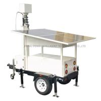 China All-Weather Solar Trailer With CCTV Night Vision For 24/7 Construction Site Security for sale