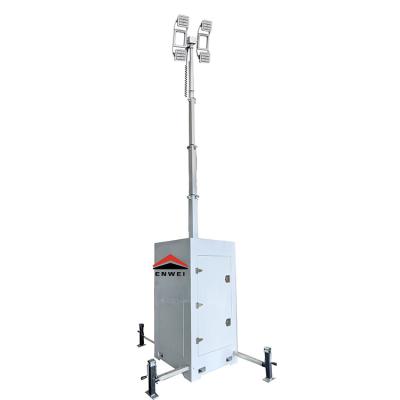 China US Standard Portable Led Lighting Tower With 6 Meters Telescopic Mast For Activity Lighting for sale