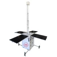 China Solar Mobile Surveillance Unit With PTZ Cameras For Remote Farmland Large Area Monitoring for sale